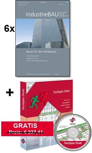 industrieBAU + Software Fluchtplan Direkt - industrieBAU